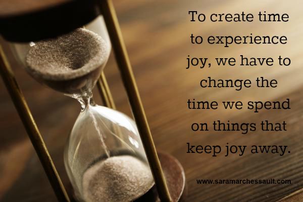 May I have the time please: 5 steps to joy – Sara Marchessault